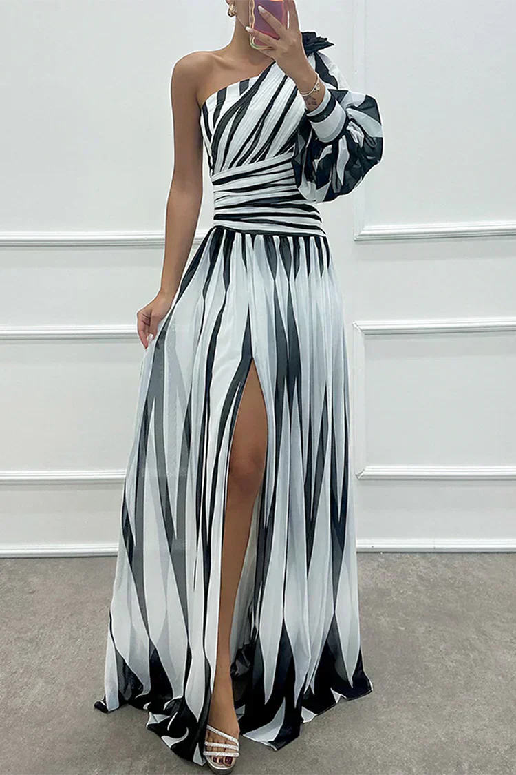 Selene™ | One-Shoulder Maxi Dress – lovira-boutique.